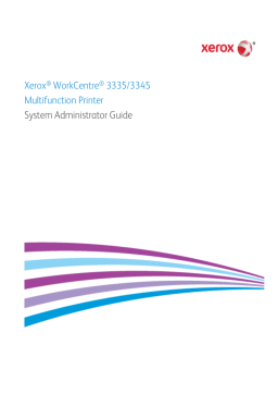 Xerox WorkCentre 3345 - Administrator's Guide, User manual, installation Guide