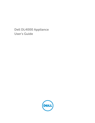 Dell DL4000 storage Owner's Manual | Manualzz