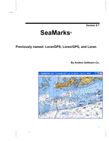 SeaMarks 8.7 User Manual | Manualzz