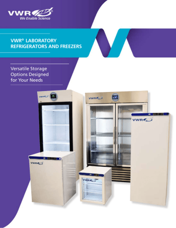 VWR® Laboratory Refrigerators and Freezers Product Details | Manualzz