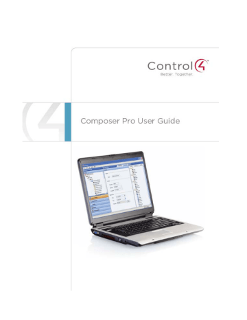 Control4 Composer Pro User Guide | Manualzz