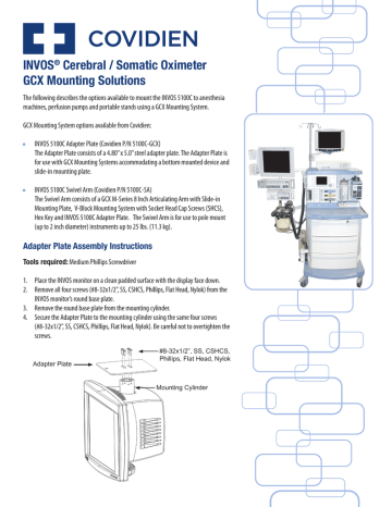 Medtronic INVOS Oximeter Assembly Instructions | Manualzz
