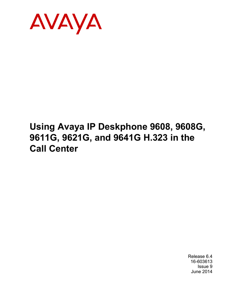 Avaya one-X 9611G User manual | Manualzz