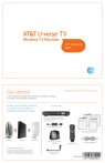 AT&T Wireless TV Receiver Self-Installation Guide | Manualzz