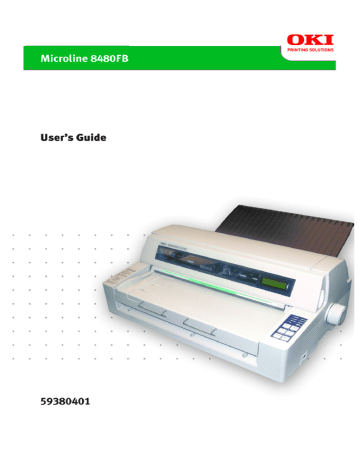 OKI Microline 8480 FB User manual | Manualzz