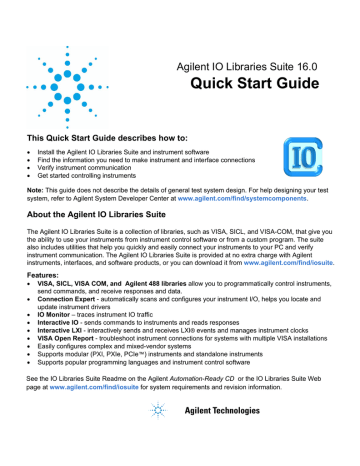 Keysight IO Libraries Suite 16.0 Installation Guide | Manualzz