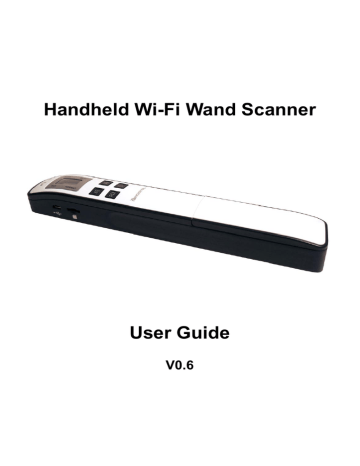Pandigital Handheld Wi-Fi Wand Scanner User Guide | Manualzz