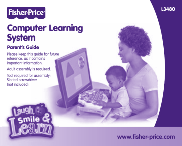 Mattel Laugh Smile and Learn Computer Learning System Instruction Sheet ...