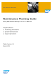 SAP Maintenance Planner User Guide | Manualzz