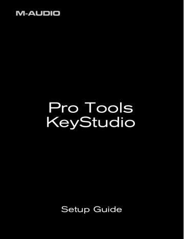 M-Audio KeyStudio Pro Tools Setup Guide | Manualzz
