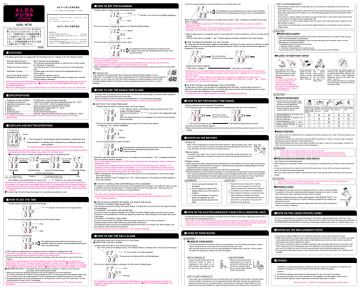 ALBA W710 User Manual | Manualzz