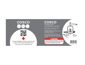 Cosco Scenera Next manual | Manualzz
