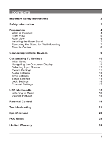 Seiki SC552GS Safety and Operating Instruction | Manualzz