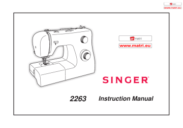 SINGER 2263 Instruction Manual | Manualzz