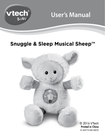 VTech Snuggle & Sleep Musical Sheep User's Manual | Manualzz