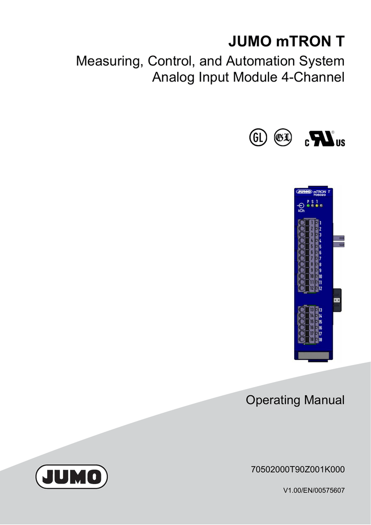 JUMO mTRON T Operating Manual | Manualzz