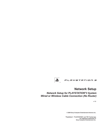PLAYSTATION 3 PS3 Network Setup | Manualzz
