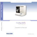 Hologic ThinPrep 5000 Operator's Manual | PDF & AI Chat | Manualzz