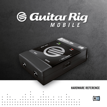 Guitar Rig MOBILE I/O Hardware Reference | Manualzz