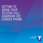 Telstra Call Guardian 301 Additional Handset User Guide | Manualzz