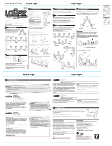 Mattel Loopz Shifter Special Edition Game Instruction Sheet | Manualzz