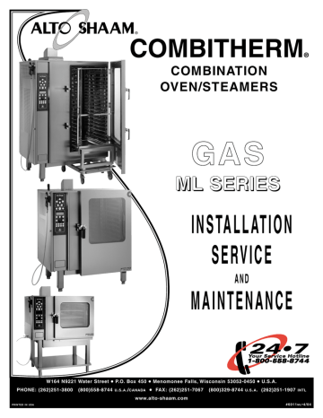 installation service maintenance combitherm | Manualzz
