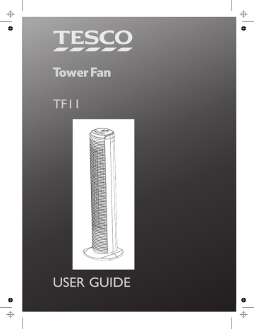 Tower Fan TF11 User Guide | Manualzz