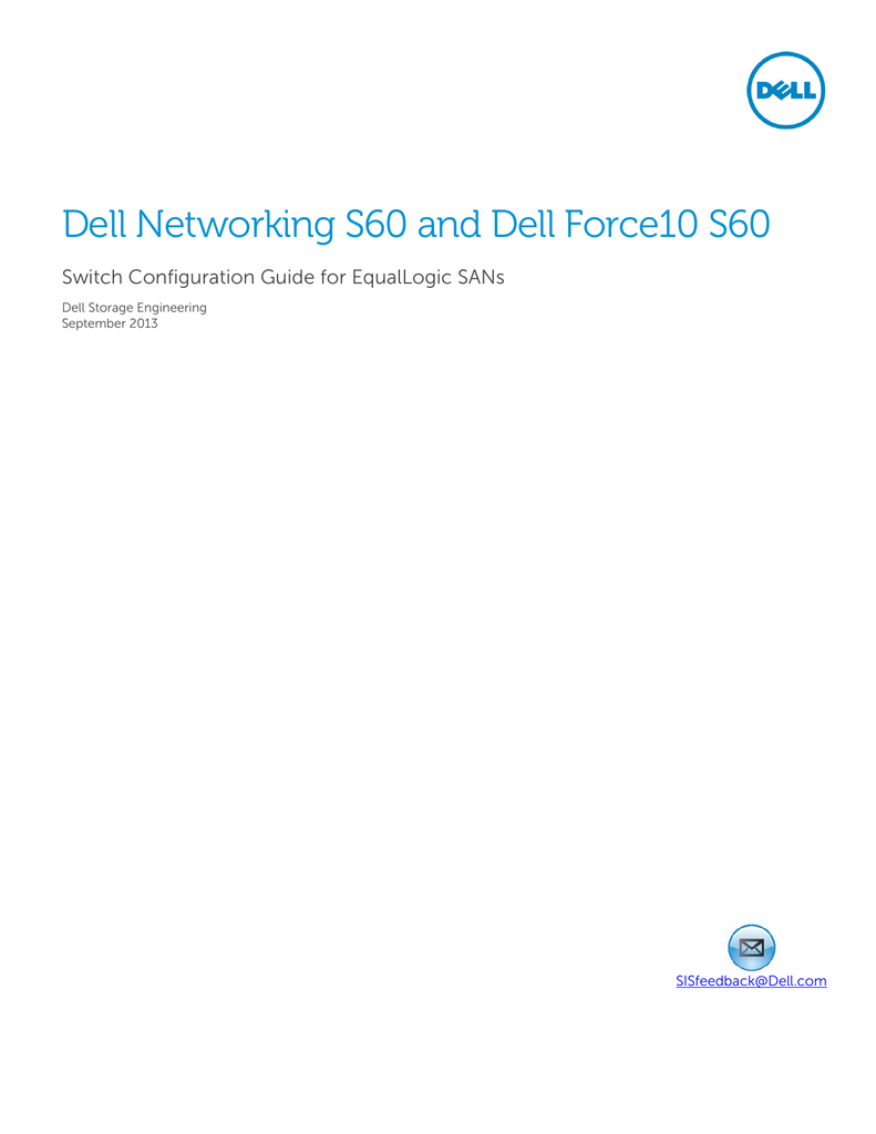 Dell Force10 S60 Switch Configuration Guide | Manualzz Dell Force10 S60 Switch Configuration Guide | Manualzz