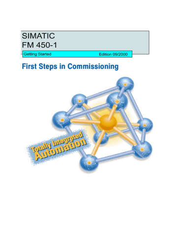 SIMATIC FM 450-1 Getting Started | Manualzz