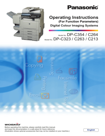 Panasonic DP-C264 Printer User manual | Manualzz