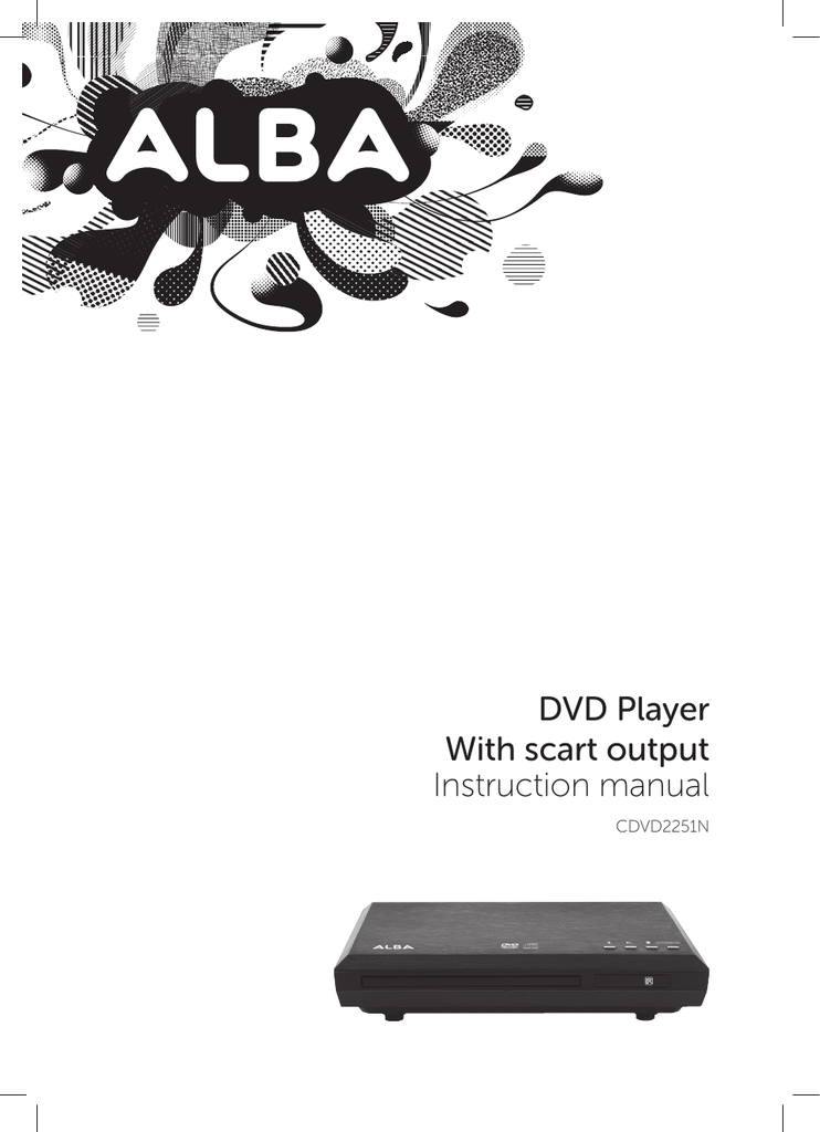 Alba CDVD2251N Instruction manual | Manualzz