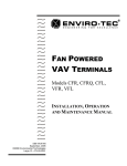 Nailor 35S(ST) Fan Powered Terminal Units Manual | Manualzz