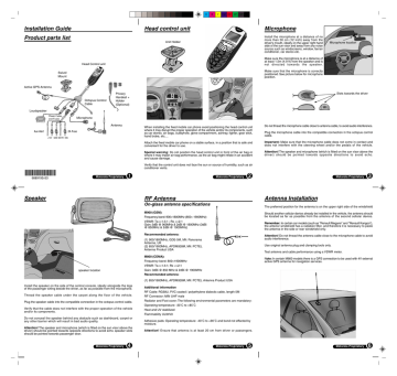 Motorola M800 Installation guide | Manualzz