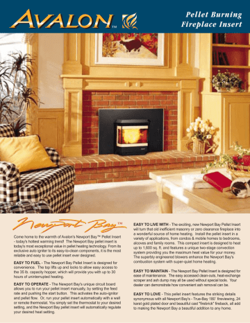 Avalon Stoves Newport Bay User manual | Manualzz