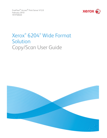 Xerox 6204 Wide Format Printer User guide | Manualzz