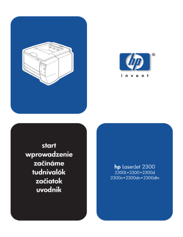 HP LaserJet 2300 Printer series Getting Started Guide | Manualzz