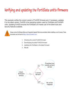 Fortinet FortiGate firewall - User manual