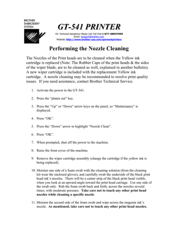 GT 541 User Manual | Manualzz