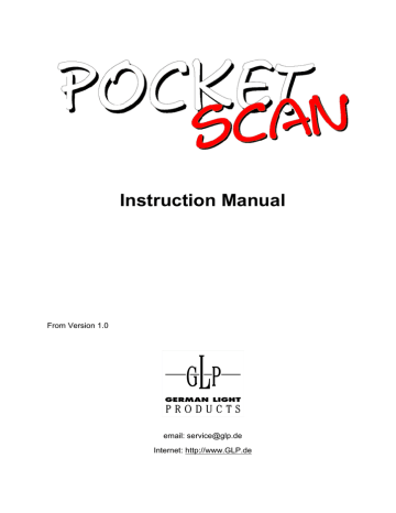 Pocket Scan POCKET-SCAN Instruction Manual | Manualzz
