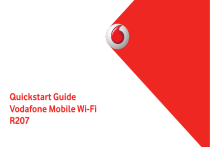 Vodafone R207 Mobile Wi-Fi Quickstart Guide | Manualzz