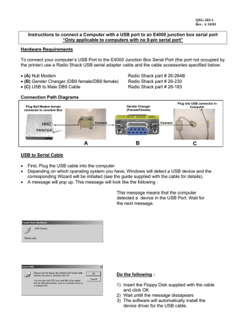E4000 junction box Instructions | Manualzz