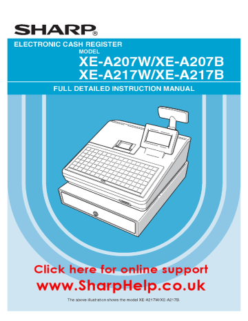 Sharp XE-A207 Manual | Manualzz