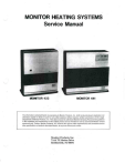 Monitor Products Heating System 422, 441 Service Manual | Manualzz