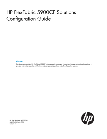 HP FlexFabric 5900CP Configuration Guide | Manualzz