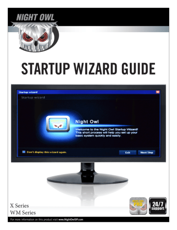 startup wizard guide | Manualzz
