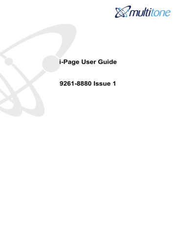Multitone i-Page Transcoder IP133 User Guide | Manualzz