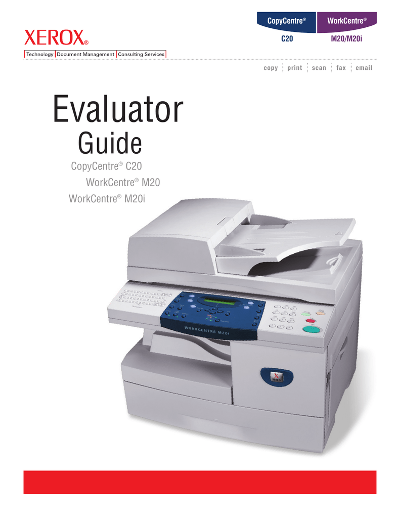 Xerox M20I Printer User manual | Manualzz