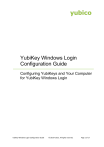 Yubico YubiKey Windows Login Configuration Guide | Manualzz