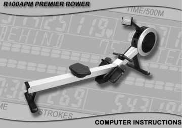 Infiniti R100APM ROWER Instructions | Manualzz