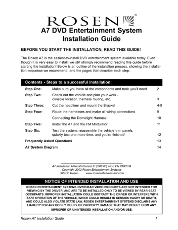 Rosen Dvd Player Wiring Diagram - Wiring Diagram